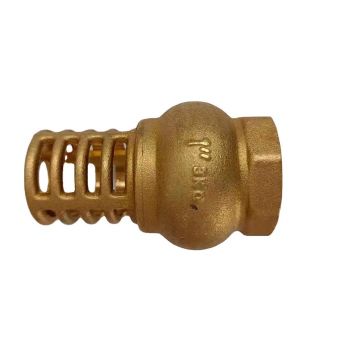MNPT Connection 1/2" Brass Float Ball Valve With Low Pressure Plastic Cock